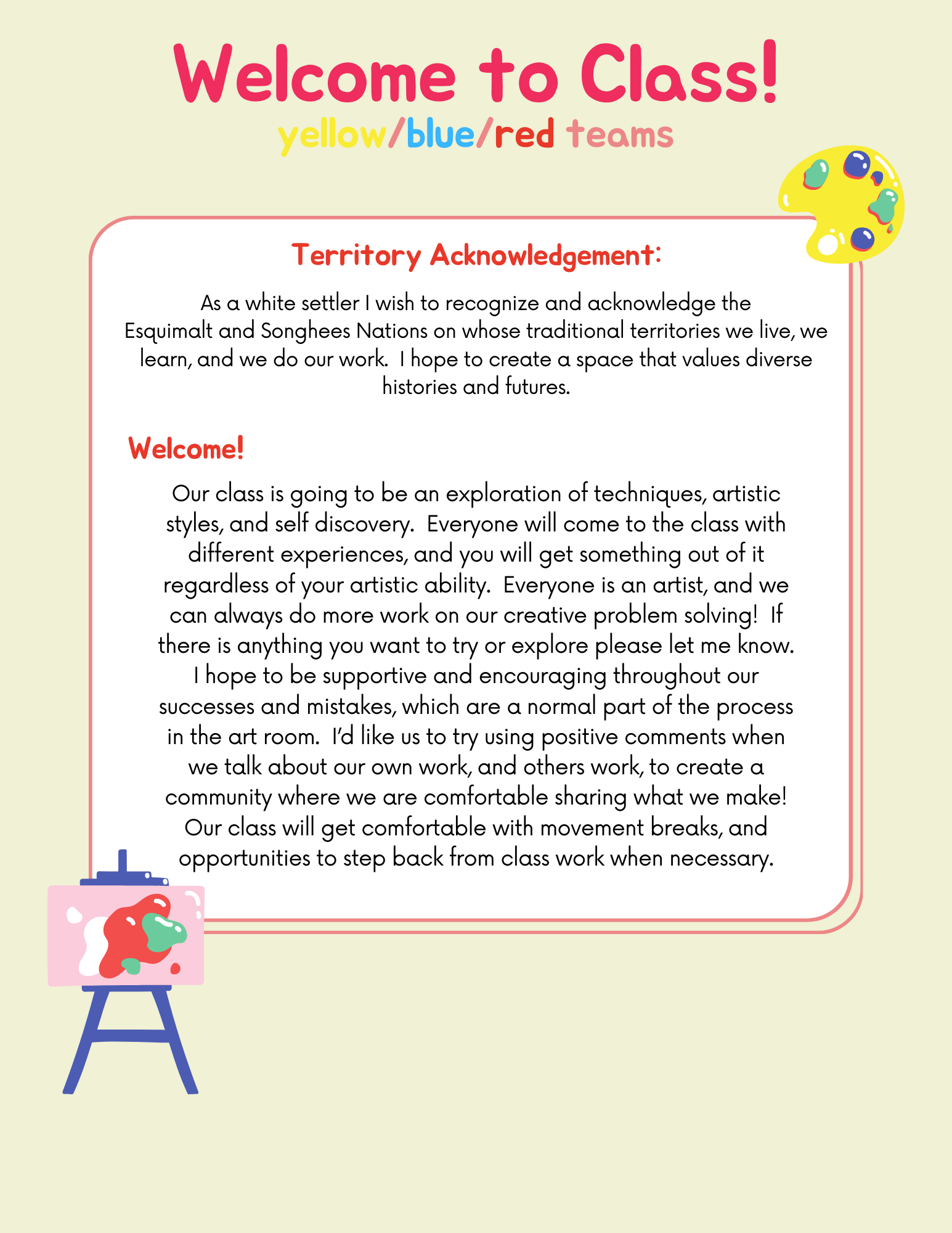 Art Education – 2024/2025 – “Through making and responding to art ...